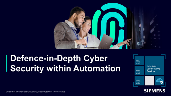 Defence In Depth Cyber Security Within Automation PDF