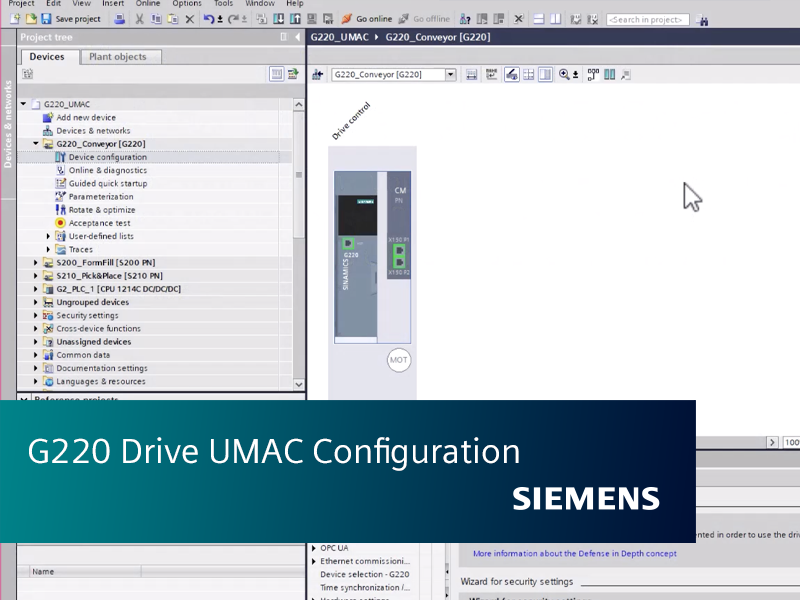 G220 Drive UMAC Configuration