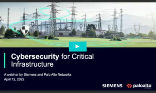 Webinar: Cybersecurity for Critical Infrastructure