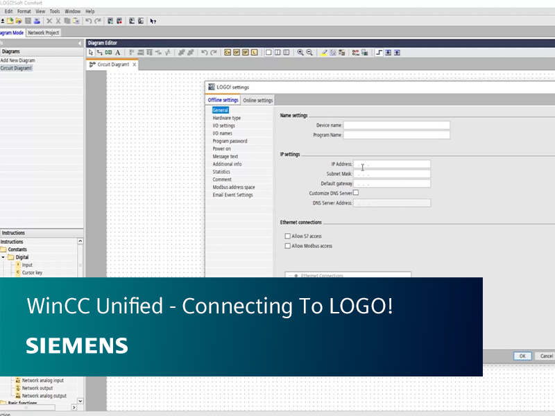 WinCC Unified - Connecting To LOGO!
