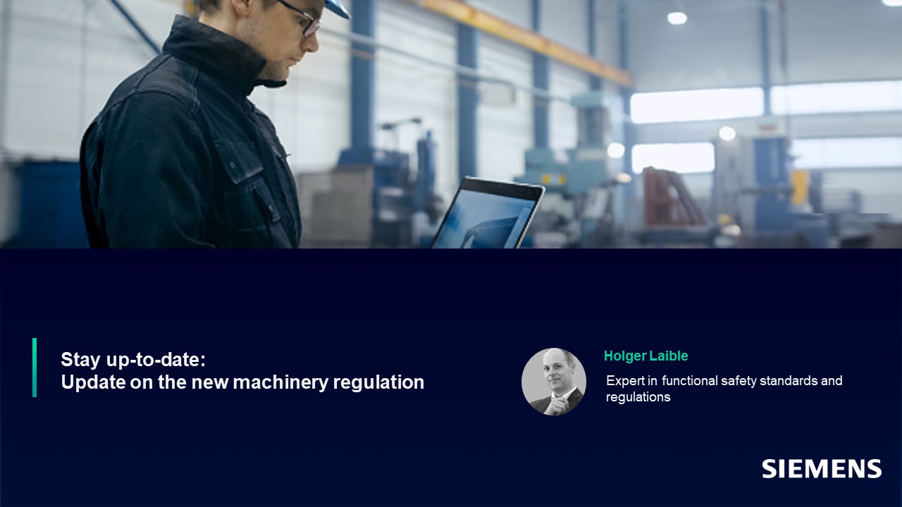 Up to date: Update on the new Machinery Regulation